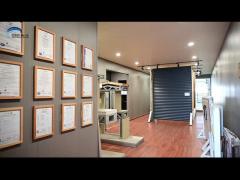 Casa pré-fabricada de aço branco com estrutura de casa ICC EN-1090