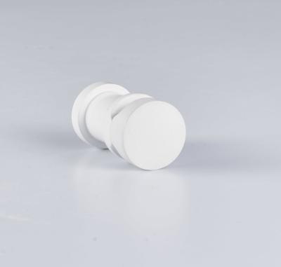 China Moderne mat witte wand gemonteerde radiator steun Rad klep bedekt kappen Te koop