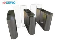 China SEWO-P02BD Fully Automatic Pedestrian Sliding Turnstile Gate with 550mm Passage Width and 40 People/Minute Capacity for sale