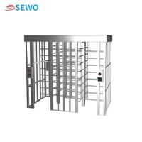 China SEWO-Q1-2208 Full Height Turnstile | 2200mm Height, 45 People/Minute Capacity | Stainless Steel Access Control for sale