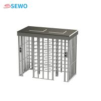 China SEWO-Q1-2208 Full Height Turnstile | 2200mm Height, 45 People/Minute Capacity | Stainless Steel Access Control for sale
