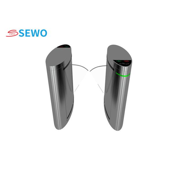 Quality Rfid Gate Reader Flap Barrier Gate Access Control System For Gym Membership for sale