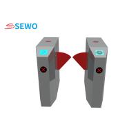 Quality SEWO Standard Flap Barrier Gates 30-40people/min Supermarket Entrance Gate for sale