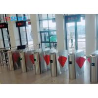 Quality Smart Card Readers Flap Barrier Turnstile Security Gate For Bus Station Ticket for sale