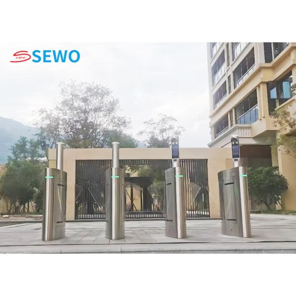 Quality Intelligent Pedestrian Barrier Gate Turnstile For Residential Gate Access Control System for sale