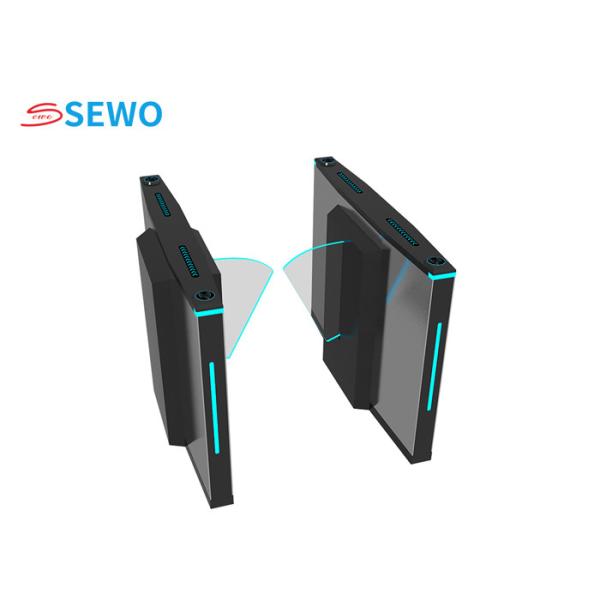 Quality Luxury Black High End Flap Barrier Turnstile Gate School Library Entrance Access for sale