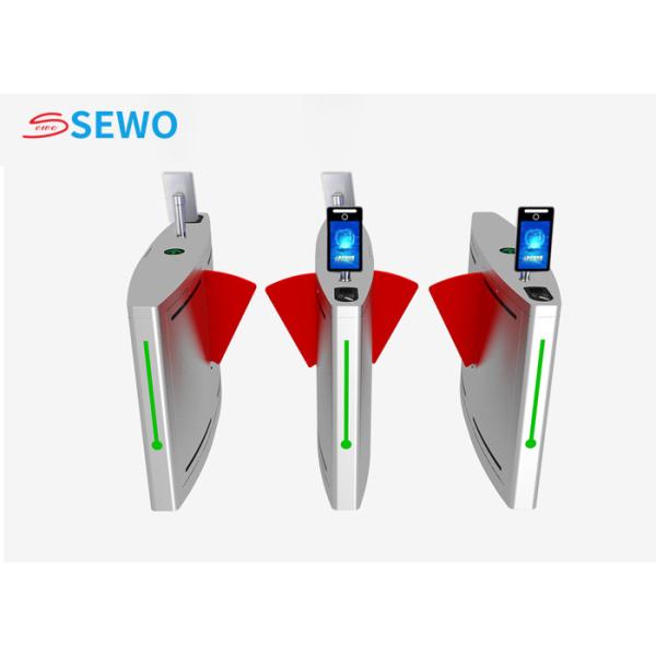Quality Automatic Security Barrier Gate System Turnstile Flap Barrier Gate For Gym for sale