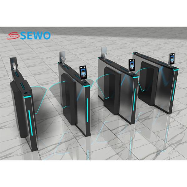 Quality Residential Entrance Flap Barrier Turnstile Security Doors For Exhibition Hall for sale
