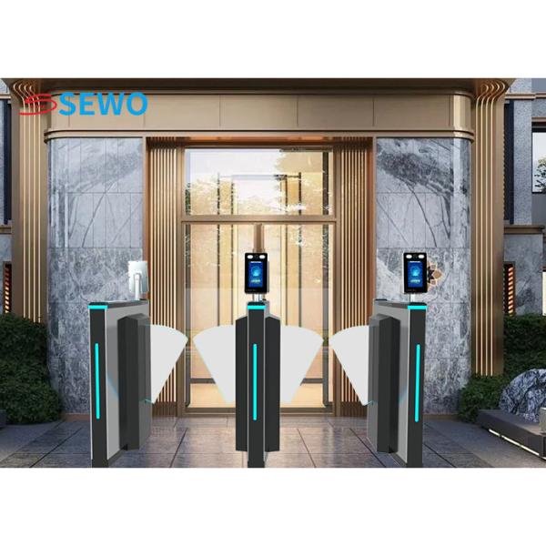 Quality Residential Entrance Flap Barrier Turnstile Security Doors For Exhibition Hall Access Control for sale
