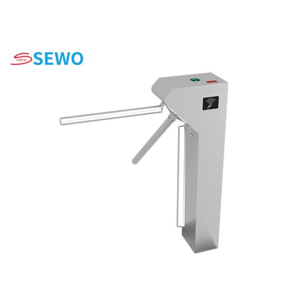 Quality Automatic Electronic Turnstile Gates 304 Stainless Steel Tripod Barrier Gate for sale