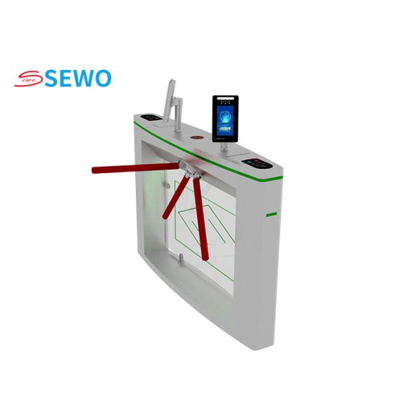 Quality Cinema Tripod Turnstile Gate Access Control with Qr Code Facial Machine System for sale