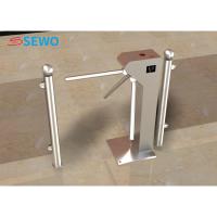 Quality Automatic Electronic Turnstile Gates 304 Stainless Steel Tripod Barrier Gate for sale