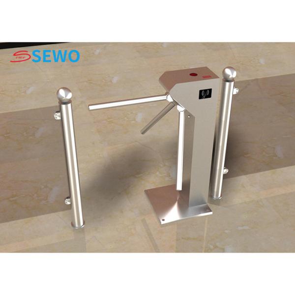 Quality Automatic Electronic Turnstile Gates 304 Stainless Steel Tripod Barrier Gate for sale