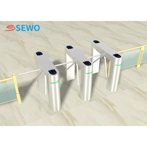 Quality Semi Automatic Pedestrian Bridge Gate Tripod Turnstile Access Control System for sale