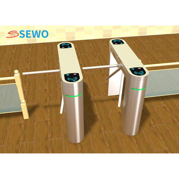 Quality Semi Automatic Pedestrian Bridge Gate Tripod Turnstile Access Control System for sale