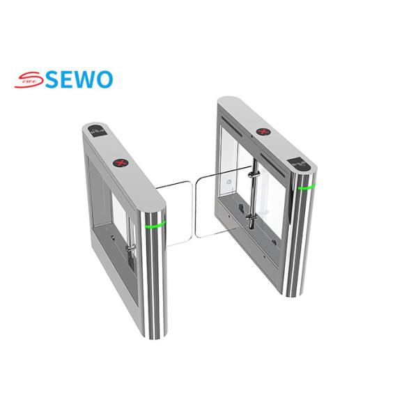Quality Automatic Supermarket Swing Barrier Turnstile Customized With Card Reader for sale