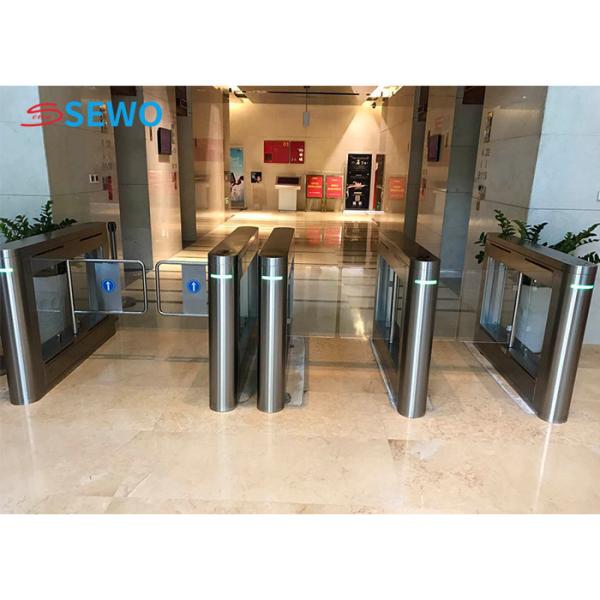 Quality AC220V Optical Barrier Turnstiles	, Pedestrian Security Gates For Gym Library Entrance for sale