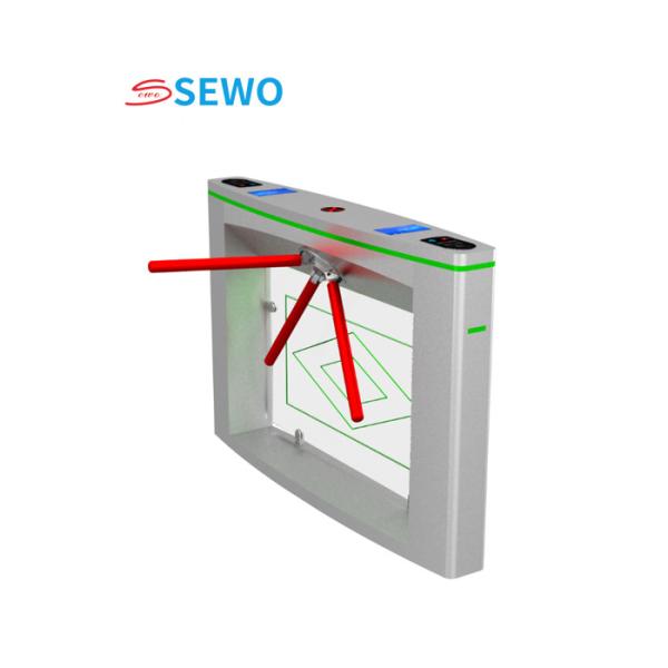 Quality Ticket Checking RFID Tripod Turnstile , Scenic Spot Tripod Gate Barrier for sale