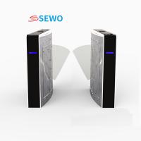 China High-End Flap Barrier Gate 304 Stainless Steel 600-900mm Passing Width for Access Control for sale