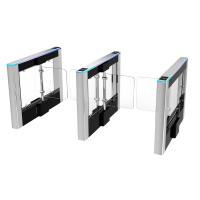 China Data Center Security Turnstile Gate 1400mm Dual Authentication Emergency Override 24V Motor for sale