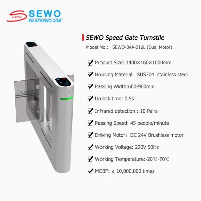 China Fully Automatic Swing Turnstile Gate The Perfect Office Security Solution for sale