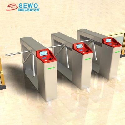 China RFID Tripod Turnstile Gate With Card Reader Security Gate Turnstile Subway for sale