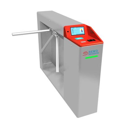 China Coin Operated Turnstile Subway Entrance Barrier Gate Face Recognition Turnstile for sale