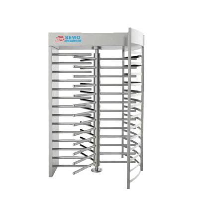 China Bi-Directional Full Height Turnstile Gates Turn Style Gate Security Doors for sale