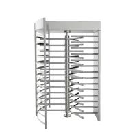 China Semi-Automatic Full Height Turnstile 304 Stainless Steel 650mm Passage Width SEWO-QG90-DM for sale