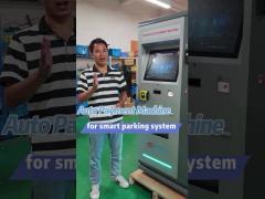 Optional Banknote Collection Module Multi-Level Parking Payment Kiosk Machine with ANPR Ultrasonic Sensor Compatibility