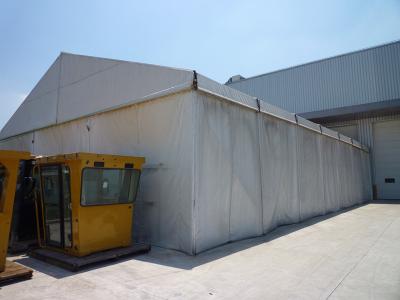 Cina Il chiaro tessuto della portata struttura il vento all'aperto industriale della tenda di stoccaggio resistente in vendita