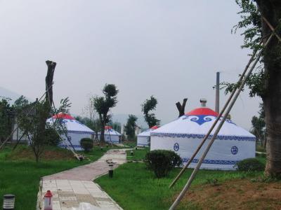 Cina Tenda mongola con le coperte di tela durevoli, migliore tenda di Yurt di campeggio per la famiglia in vendita