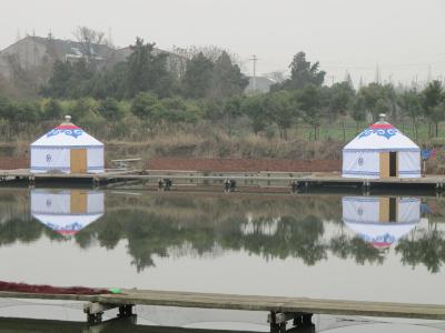 Cina Grande tenda su misura all'aperto di Yurt impermeabile con le coperte di tela durevoli in vendita