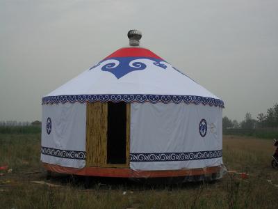 Cina Camera mongola della tenda per il campeggio turistico, bianco tradizionale di Yurt del mongolian in vendita
