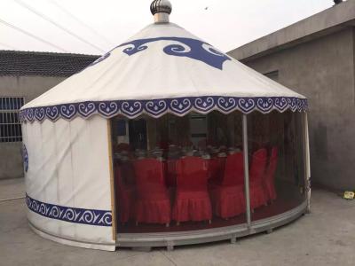 Cina tenda di Yurt del mongolian del diametro di 7.9m con la bella decorazione interna in vendita