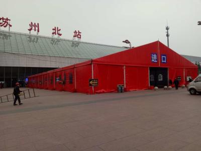 Chine Tente commerciale d'auvent de grand de cadre Chapiteau rouge en aluminium de revêtement en PVC pour la partie extérieure à vendre