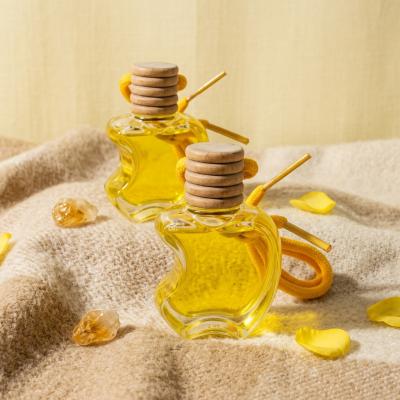 China Anding 8ml Hanging Diffuser Bottle Automatic Diffuser Refill Empty Glass Mini Car Perfume Hanging Diffuser Bottle for sale