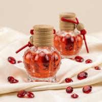 China Anding Mini 8ml Automatic Diffuser Refill High Quality Luxury Glass Empty Hanging Car Perfume Diffuser Bottle for sale