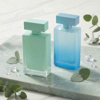 China Anding Bulk Custom Color High Quality 100ml Rectangle Luxury Empty Glass Perfume Spray Bottle for sale