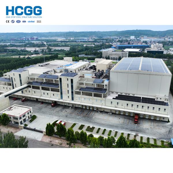 Quality Q235B Q355B Steel Frame Warehouse Building Fast Installation Free Preliminary Design for sale