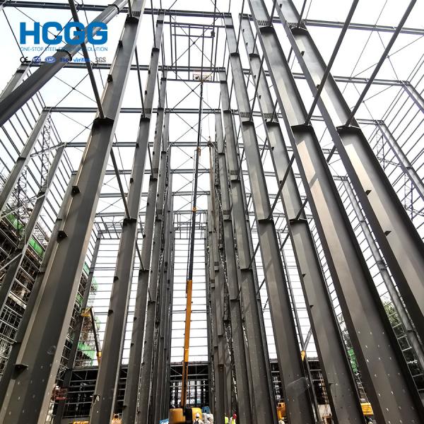 Quality Galvanized H Beam Steel Structure Warehouse Weather Resistant Quickly Assembled for sale