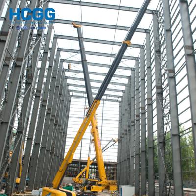 China Fire Resistant Steel Structure Warehouse Large Span Column Free Space Office Building for sale