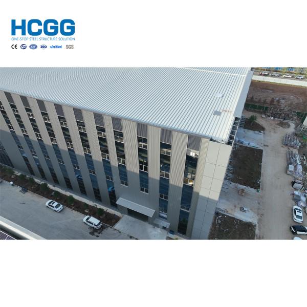 Quality Large Span Metal Building Workshop Wind Resistance Q355B Q235B Steel Framed Workshops for sale