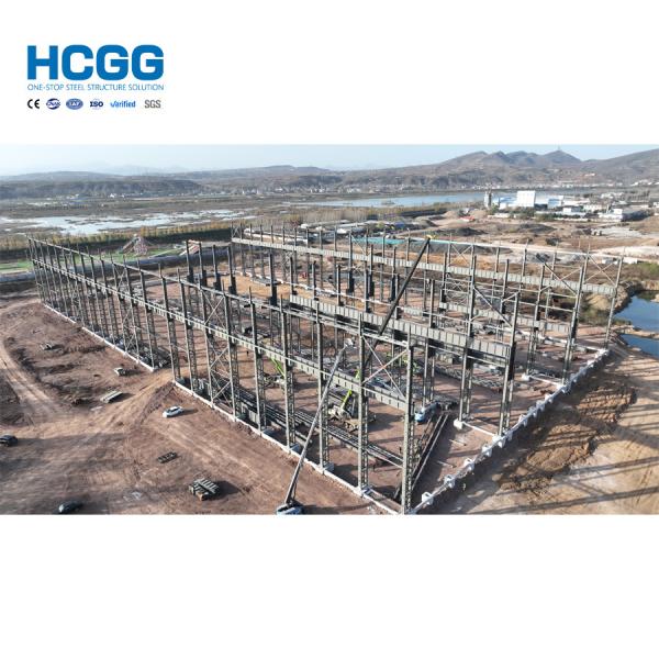 Quality Earthquake Resistant Large Span Steel Structure Workshop Rapid Construction for sale