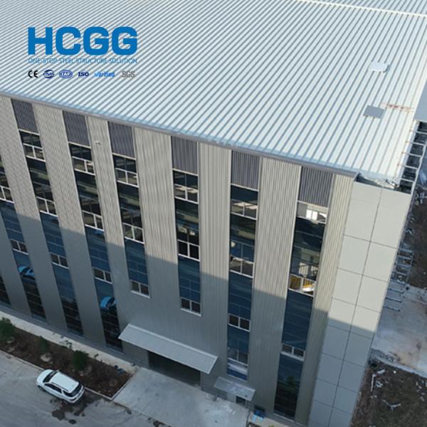 Quality Prefabricated Multi Storey Steel Structure Industrial Building Heavy Duty Anti Wind for sale