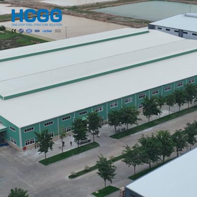 China Rustproof Heavy Duty Steel Structure Factory Building Fast Construction Fully Customized for sale
