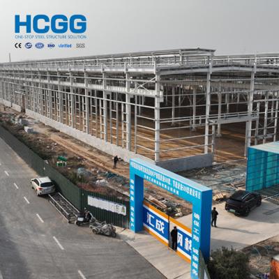 China Custom Designed Steel Structure Industrial Building Prefab Steel Workshop Wind Resistance for sale