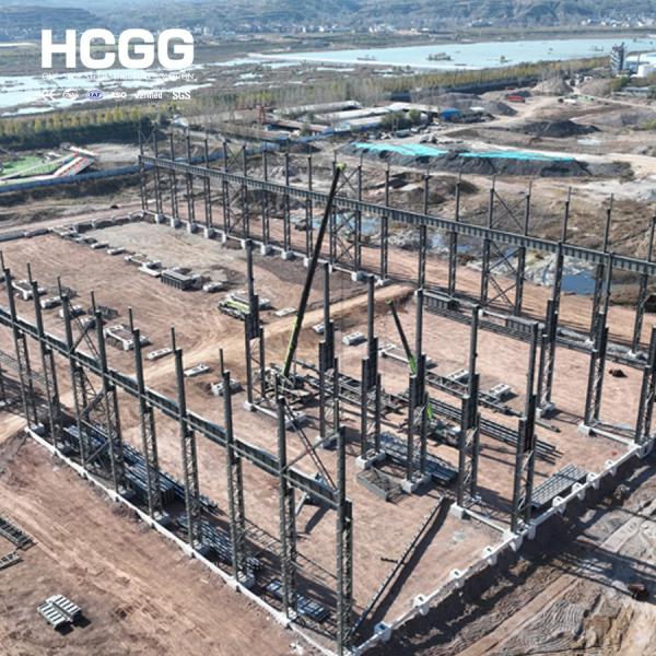 Quality Custom Height Prefabricated Heavy Steel Structure Building Industrial Shed Anti Wind for sale
