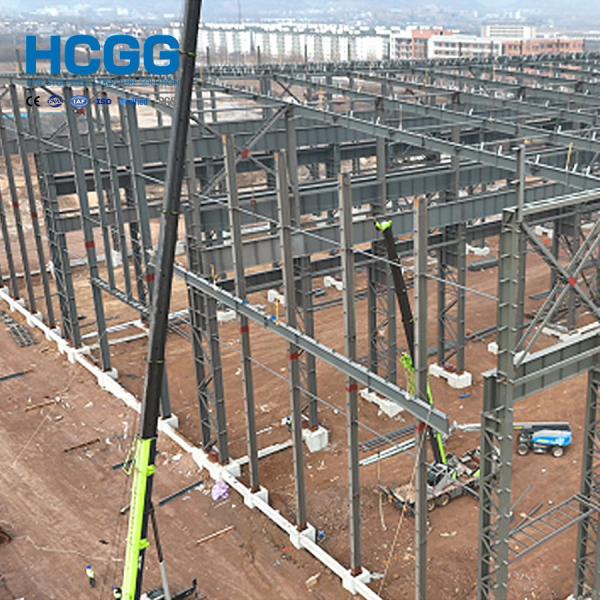 Quality Quake Resistant Steel Structure Workshop for Logistics Warehousing And Light for sale