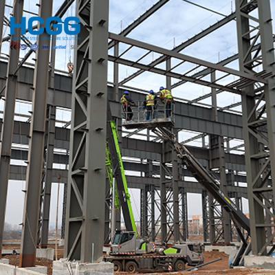 China OEM Size Industrial Steel Structure Workshop Large Span Design Level 12 Wind Resistance for sale